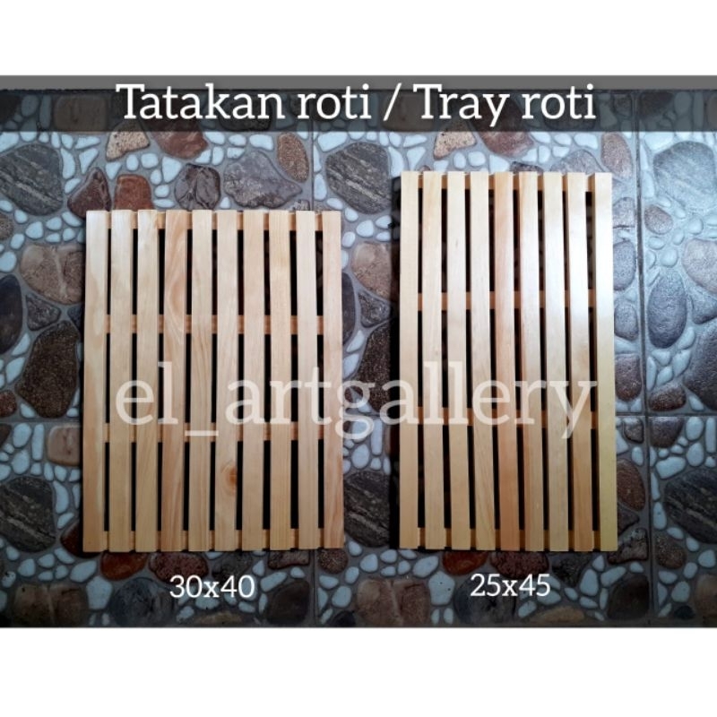 Jual Tatakan Roti/ Display Roti / Tray Roti 30x40 -45×25 | Shopee Indonesia