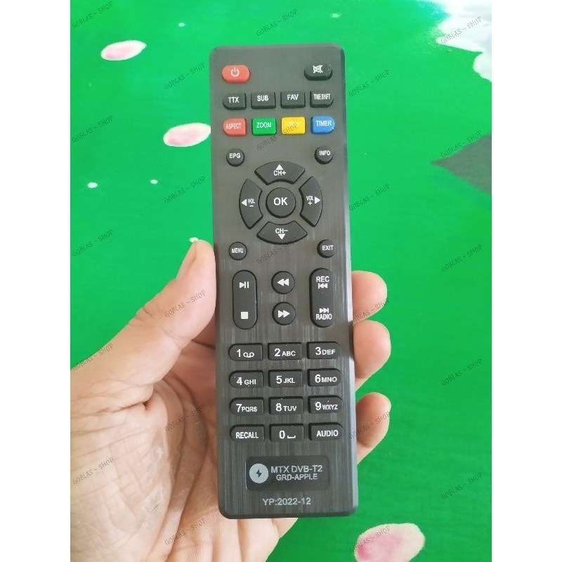 Jual Remote Set Top Box MATRIX APPLE, GOLDSAT REVO ( Free Baterai ...