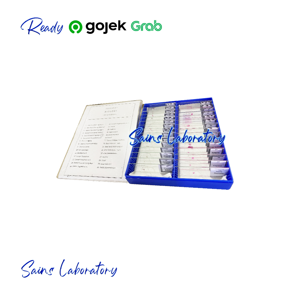 Jual Preparat Biologi 1 Set 30 Jenis Awetan Preparat Set Mikroslaid ...