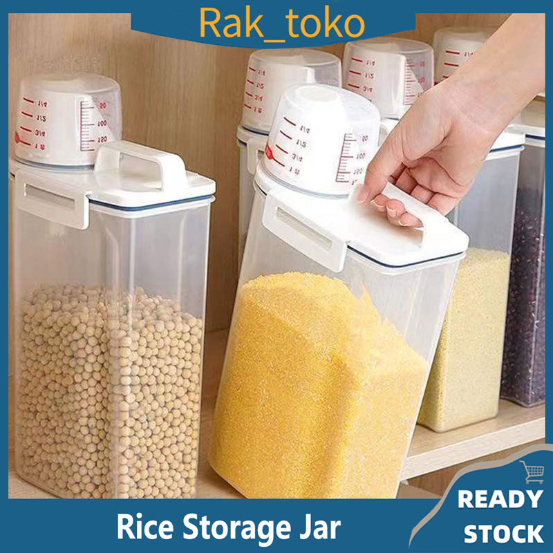 Jual Tempat Penyimpanan Beras Kacang Multifungsi /Botol Dry Food Dengan ...