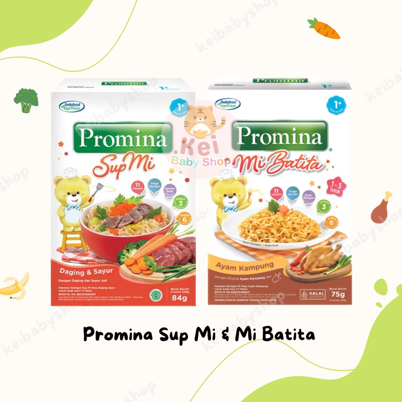 Jual Promina Mi Batita Ayam Kampung Sup Mi 1+ / Mie Goreng Mie Kuah ...