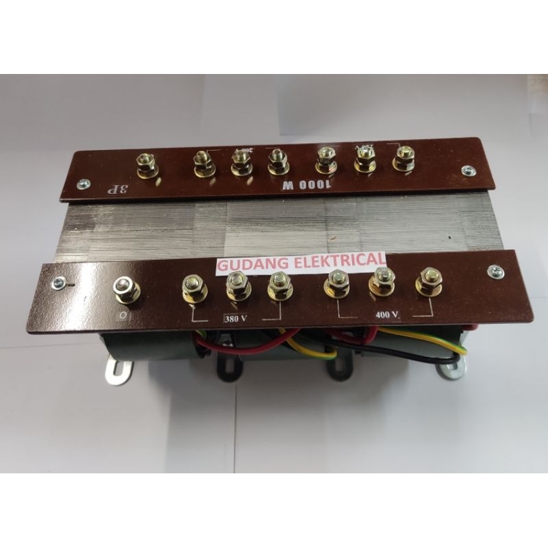 Jual Trafo Step Up Down Auto 3 Phase 380V/400V - 200V/220V 1000 W | Shopee Indonesia
