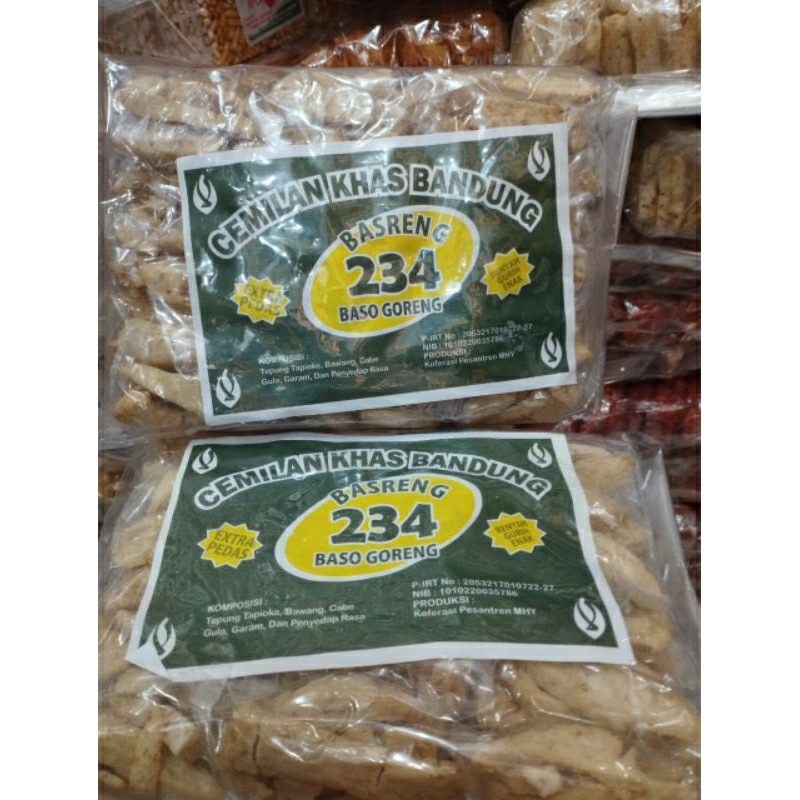 Jual basreng cemilan enak dan murah snack nikmat baso goreng | Shopee ...