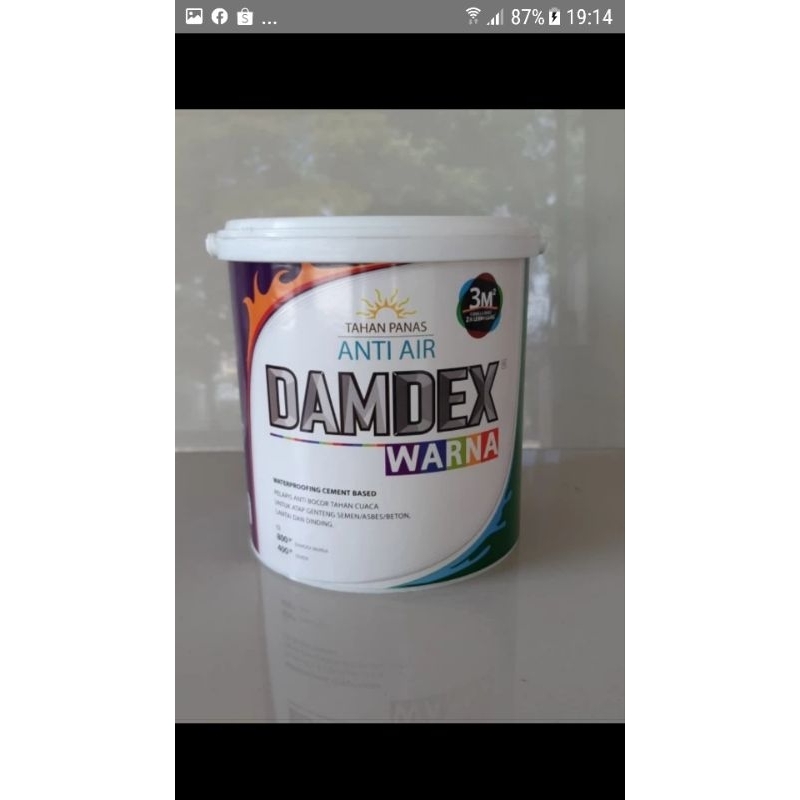 Jual Damdex waterprofing cat kolam koi warna hitam - Hitam | Shopee ...