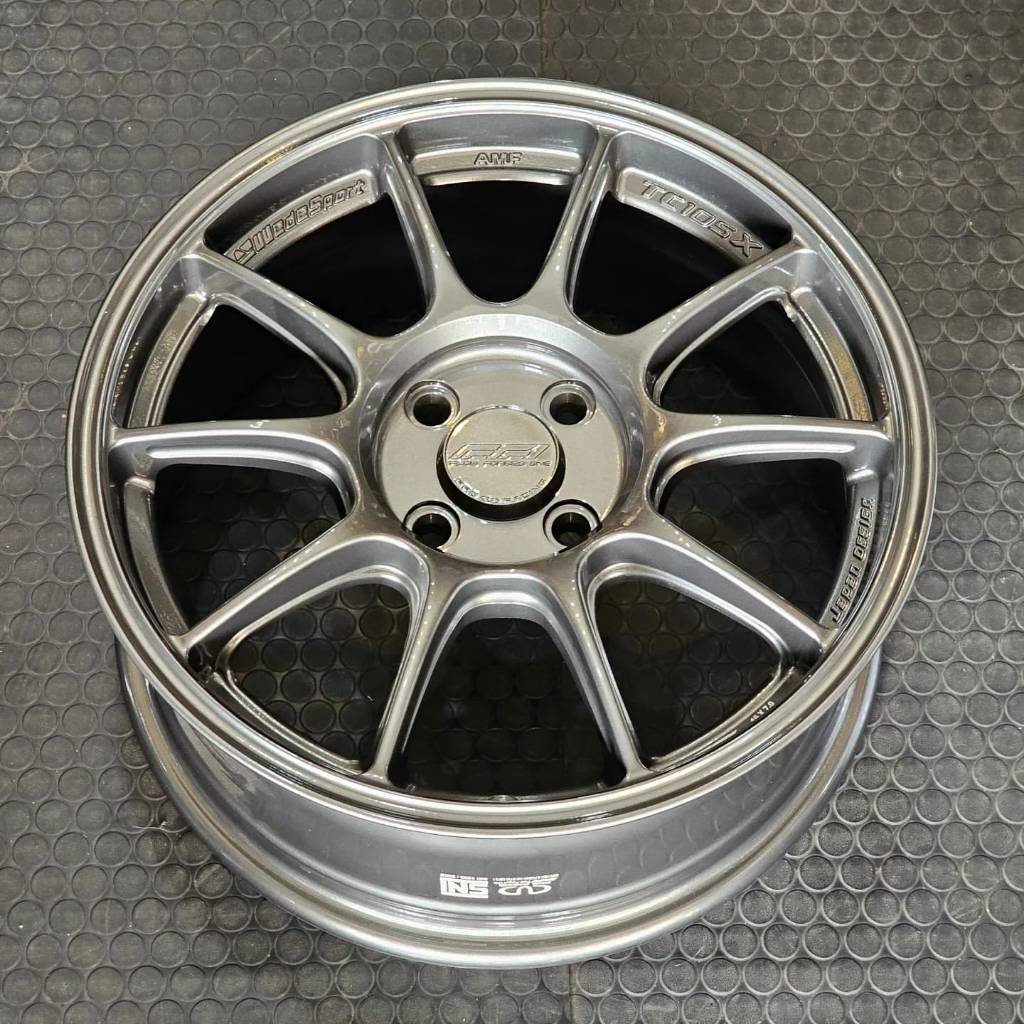 Jual velg racing ring 16x7 pcd 4x100 velg mobil Wedssport TC105X Flow Forged r16 Mobilio Jazz ...