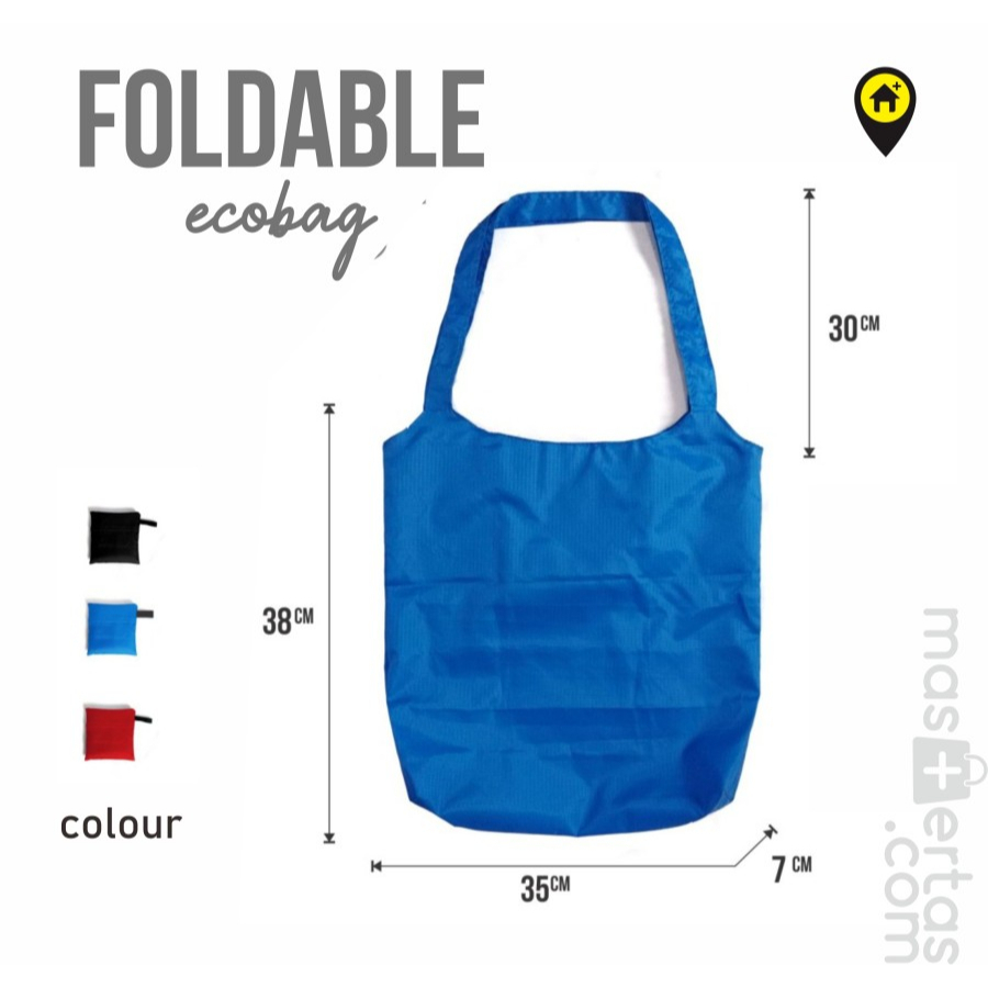 Jual tas belanja lipat eazy totebag foldable ecobag waterproff | Shopee Indonesia
