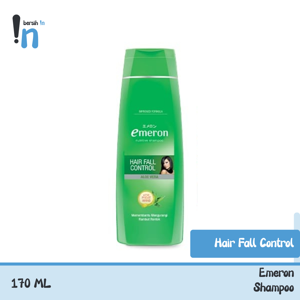 Jual Emeron Shampoo 170ML Hair Fall Control (Hijau) | Shopee Indonesia