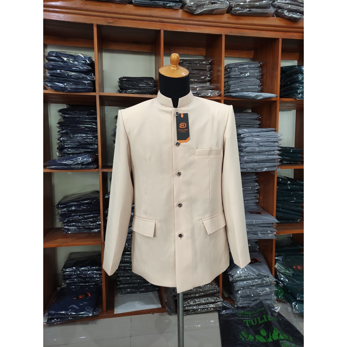 Jual Jas Koko Pria Dewasa Jasko Polos Jasko Cream Polos Jasko Premium ...