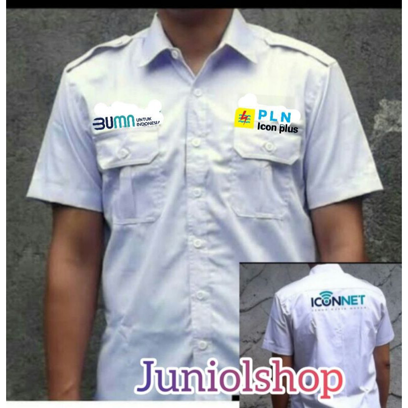 Jual KEMEJA BUMN/SERAGAM BUMN PLN ICON PLUS/KEMEJA PLN PLUS/KEMEJA BUMN ...