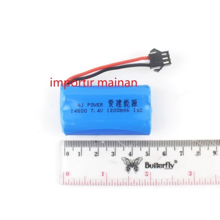 Jual baterai mainan mobil remote kapal remote rc car rc boat tipe li ...