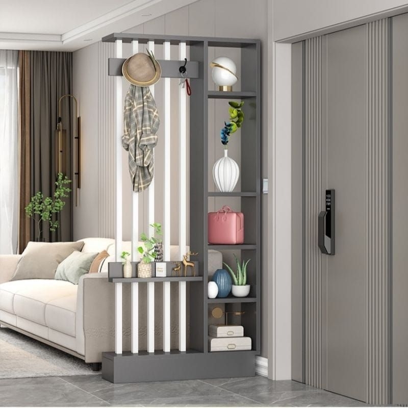 Jual Rak Partisi Penyekat Ruangan Cm Rumah Rak Penyekat Ruang Tamu Kayu ...