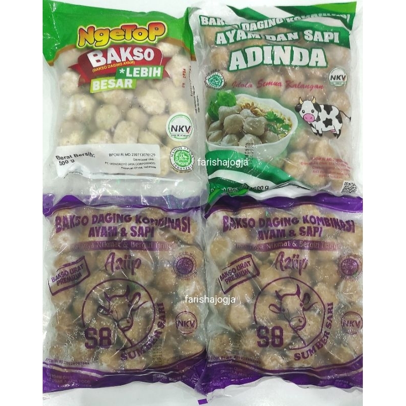 Jual FSFF [instant] Bakso Ngetop Adinda Aziip 500g isi 50 | Shopee ...