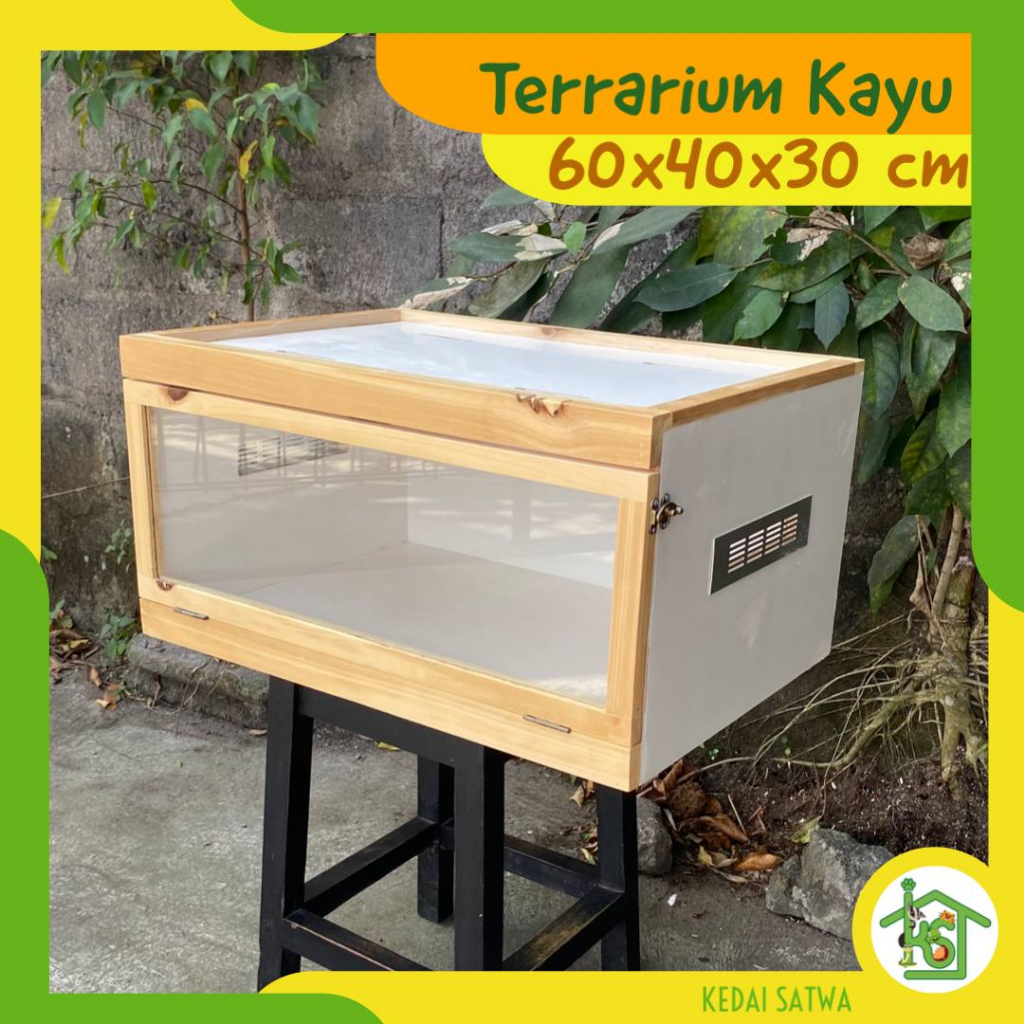 Jual Terrarium Kayu Melaminto Kandang Reptile | Kandang Ular Iguana Bearded Dragon Salva Biawak ...