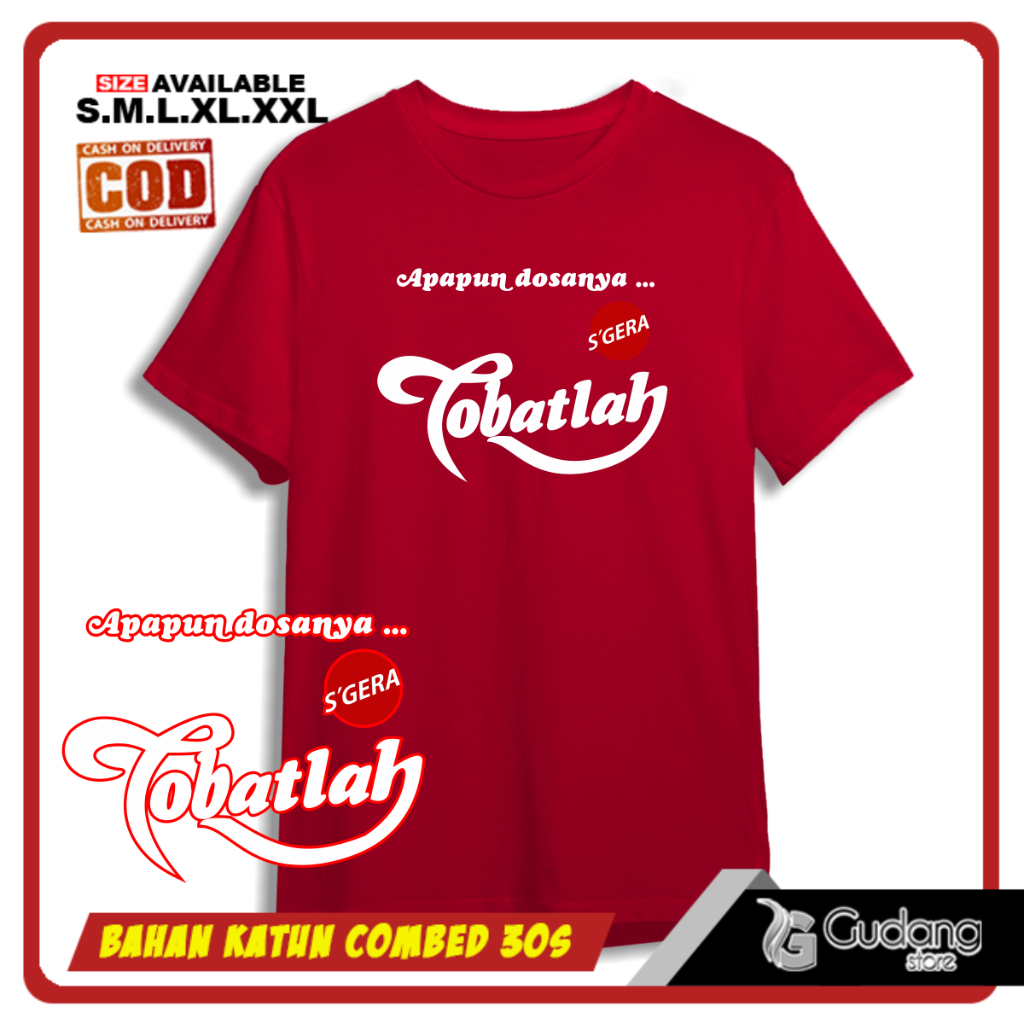 Jual T-shirt Baju Kaos Plesetan TOBATLAH Kaos Pria Wanita Cotton Combed ... Jual T-shirt Baju Kaos Plesetan TOBATLAH Kaos Pria Wanita Cotton Combed ...