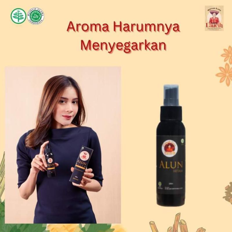 Jual Alun hitam premium Laucih ASLI berhologram botol spray minyak karo laucih 100ml DIJAMIN ...