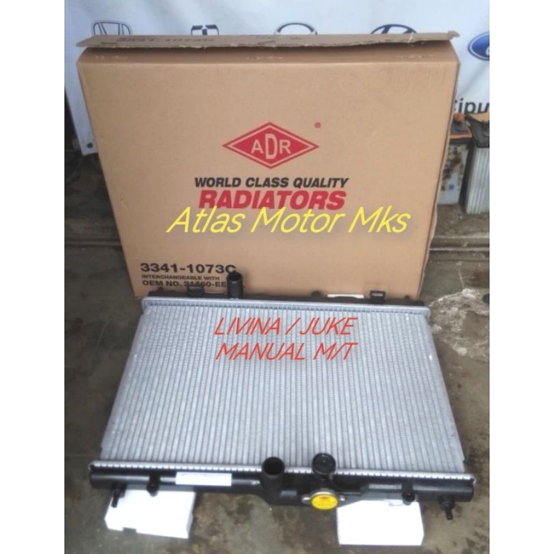 Jual [1SET] RADIATOR ASSY MANUAL M/T NISSAN LIVINA / JUKE - ADR 1073C ...