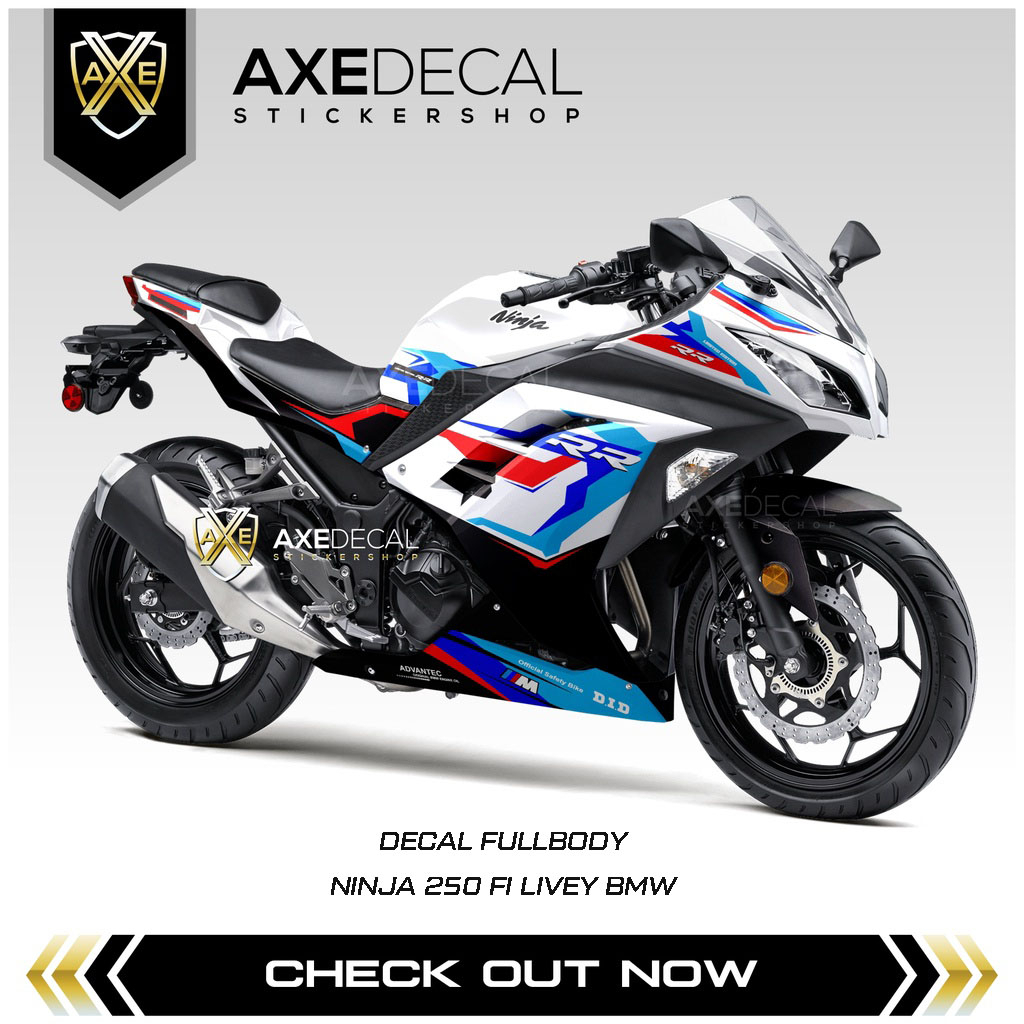 Jual DECAL FULLBODY NINJA 250 FI LIVERY BMW CUSTOM | Shopee Indonesia