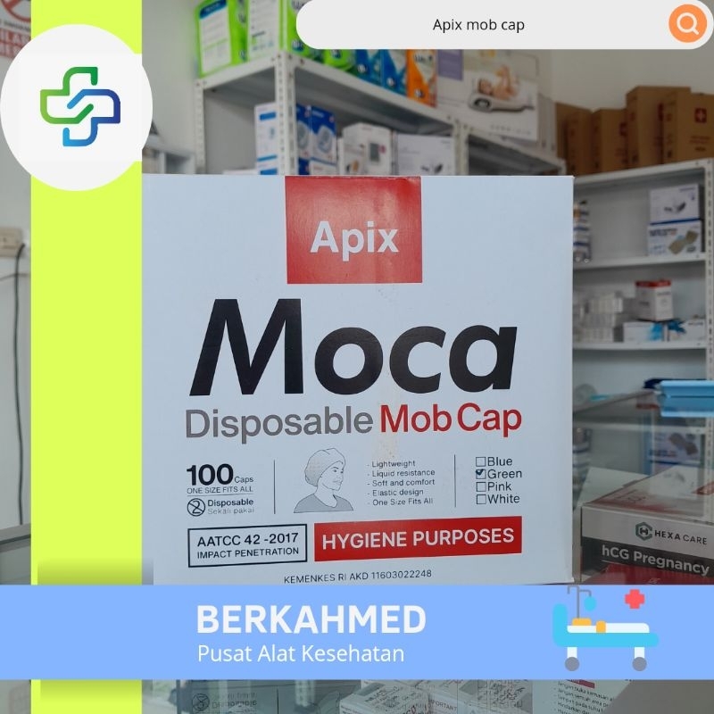 Jual Nurse Cap Medis / Topi Operasi/ Hair Net/ Penutup Kepala | Shopee ...
