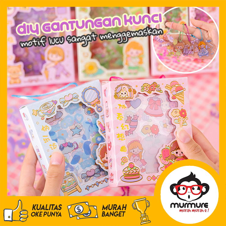Jual MURMURE | DIY GANTUNGAN KUNCI STICKER SET | Shopee Indonesia