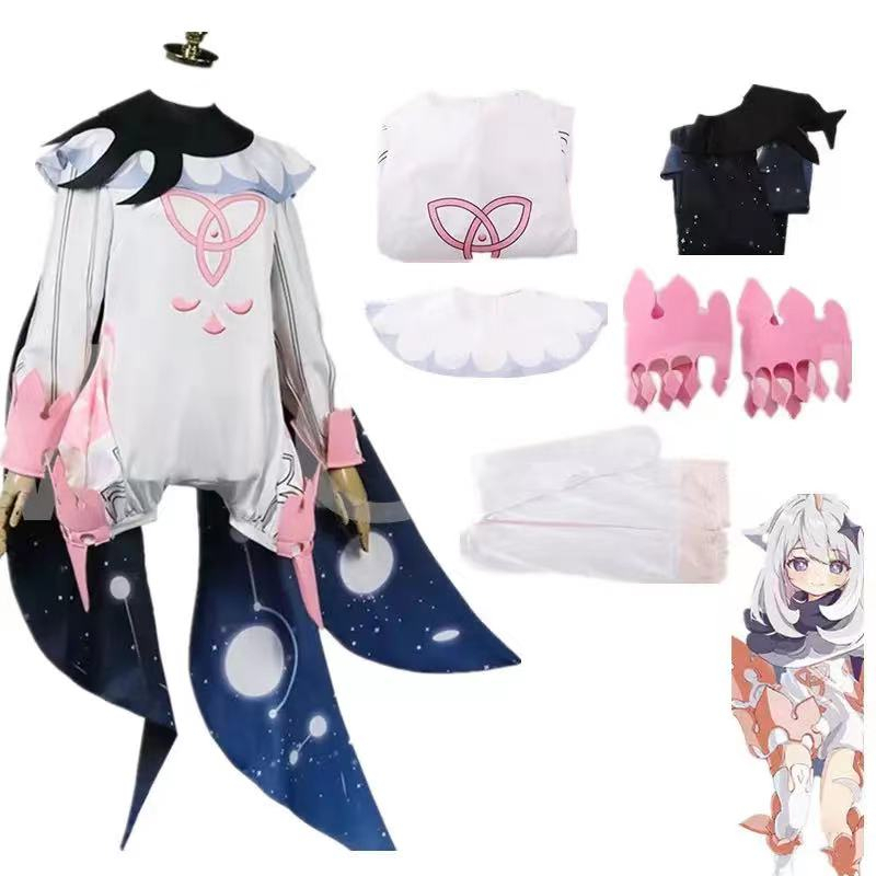 Jual Anime Genshin Impact Paimon Cosplay Costumes Game Paimon Cosplay ...