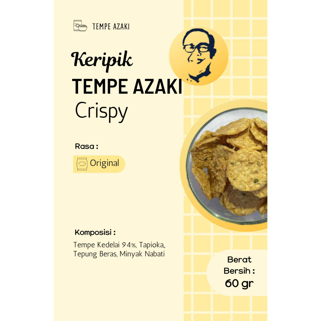 Jual KERIPIK TEMPE CRISPIY AZAKI 5kg | Shopee Indonesia