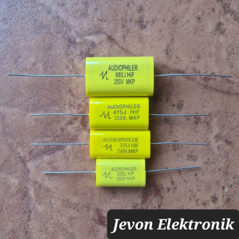 Jual Kapasitor Audiophiler MKP 250V 225J 335J 475J 685J Capacitor 250 V Volt 225 335 475 685 J ...