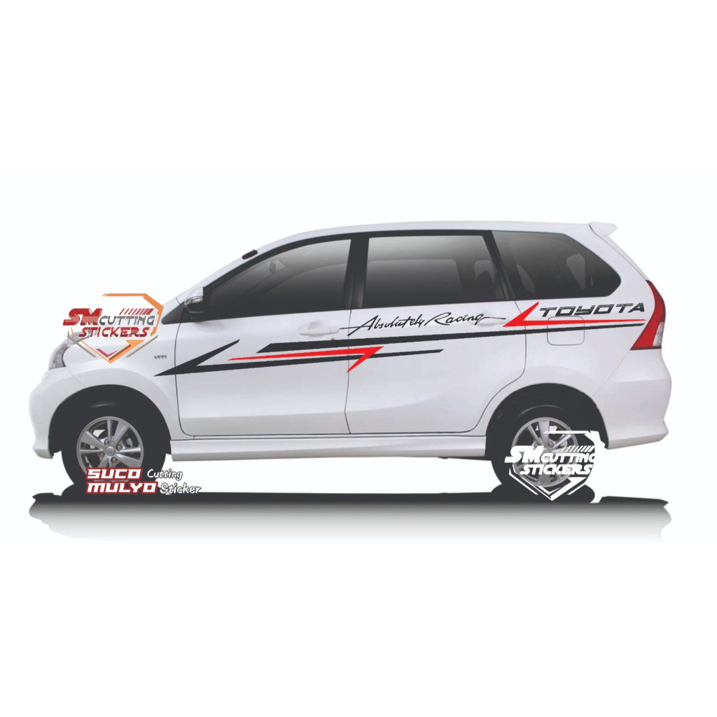 Jual STICKER MOBIL AVANZA STICKER GAMBAR BODY SAMPING PROMO TERBARU ...