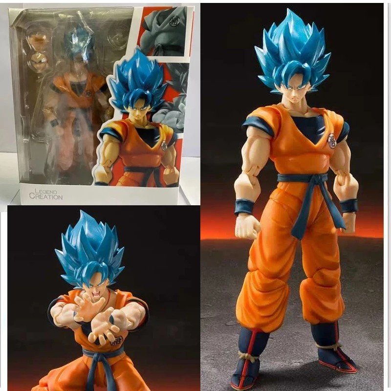Jual SHF Figure Son Goku Super Saiyan Blue Dragon Ball Super Movie ...