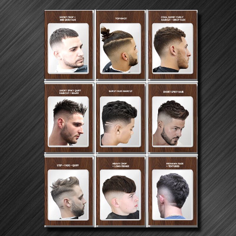 Jual poster barbershop poster salon poster pangkas rambut | Shopee ...