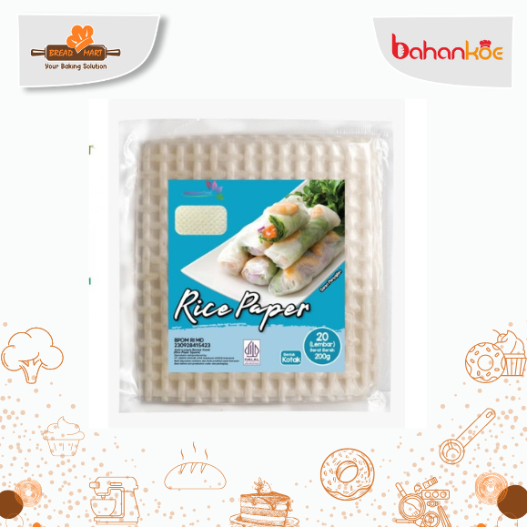 Jual JSF RICE PAPER KOTAK 200GR ISI 20 LEMBAR | Shopee Indonesia