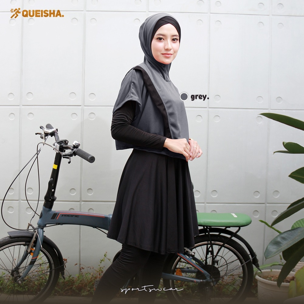 Jual Zaneva - Queisha hoodie hijab sporty by Zaneva || Terbaru Kekinian ...