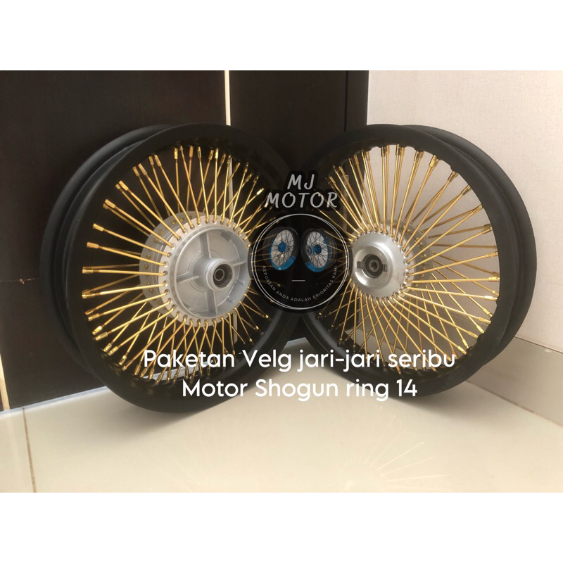Jual paketan velg jari jari seribu ring 14x185/215 atau 14x215/250 ...