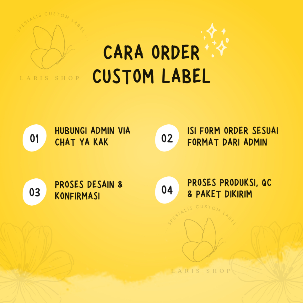 Jual Custom Label Akrilik - Label Hijab Inisial Nama Brand Usaha ...