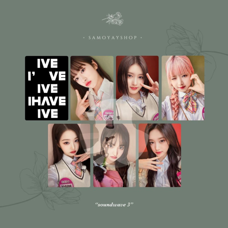 Jual Photocard Ive I've Pob Pre-order Benefit Yujin Gaeul Rei Wonyoung Liz Leeseo | Shopee Indonesia