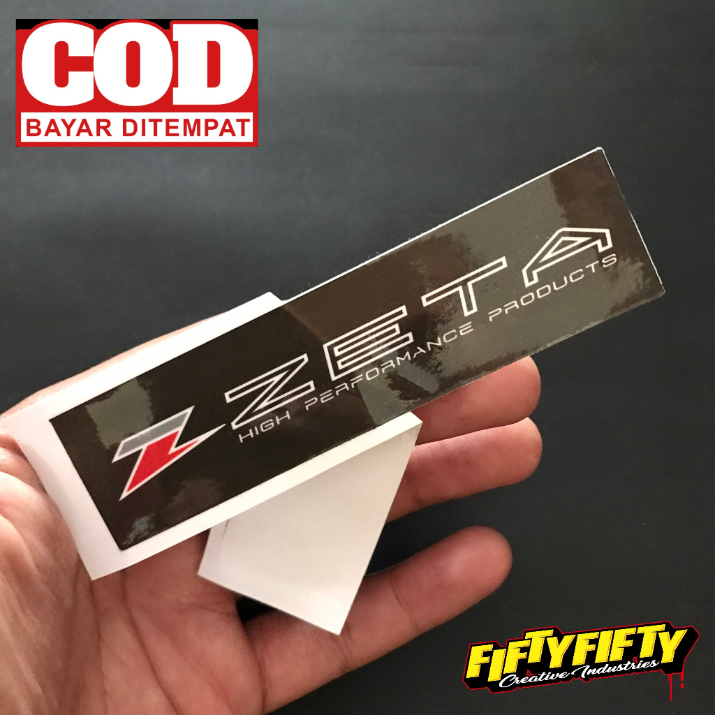 Jual Stiker Print Cut ZETA Stiker Printing Laminasi Glossy Stiker Motor ...