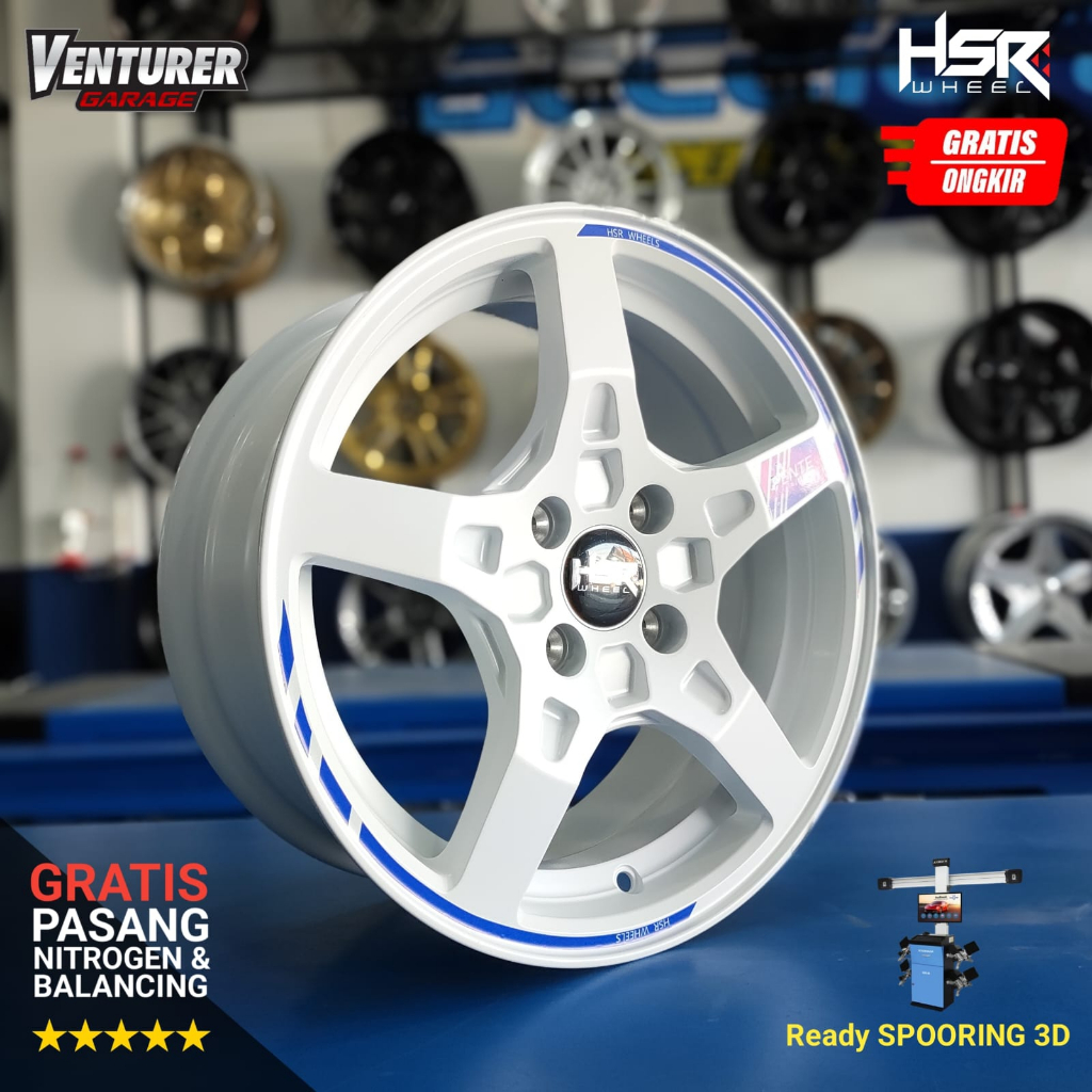 Jual VELG MOBIL HSR WHEE PENTE R15 PCD 4X100 JAZZ VIOS MOBIIO SWIFT DLL | Shopee Indonesia