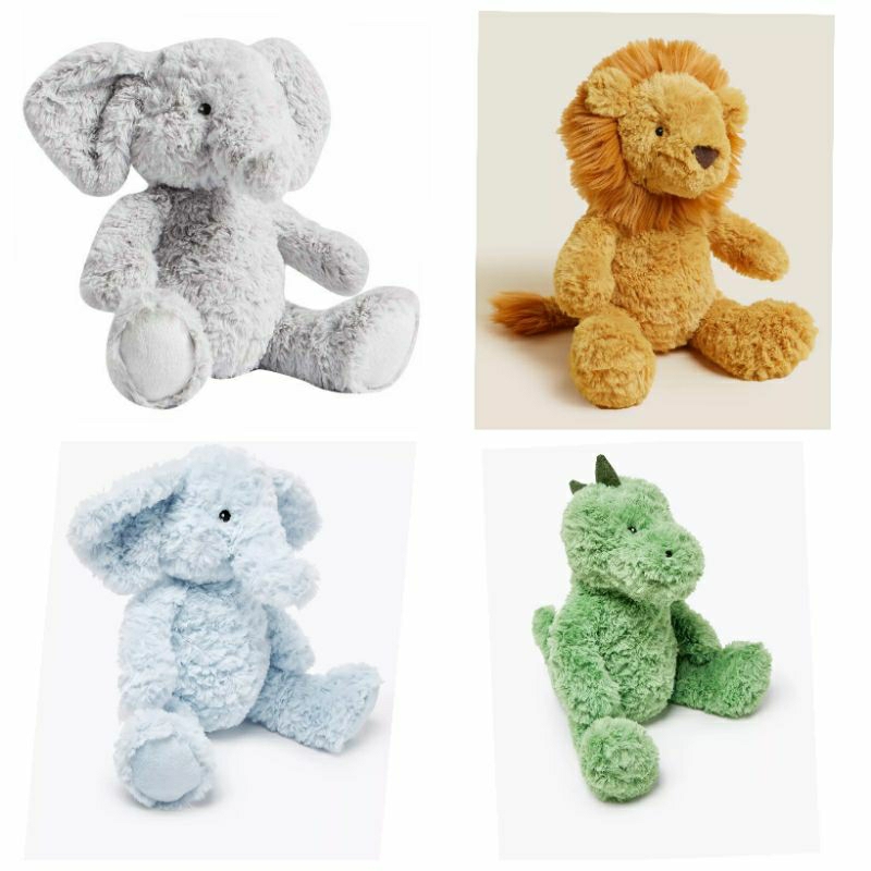Jual Boneka Marks and spencer (M&S) gajah/ singa/ dino dll | Shopee ...