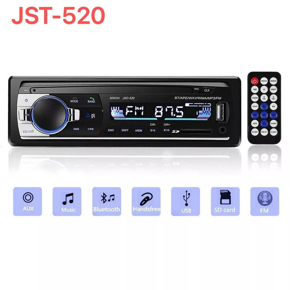 Jual Tape Audio Mobil Multifungsi - Bluetooth USB MP3 FM Radio - JST-520 | Shopee Indonesia