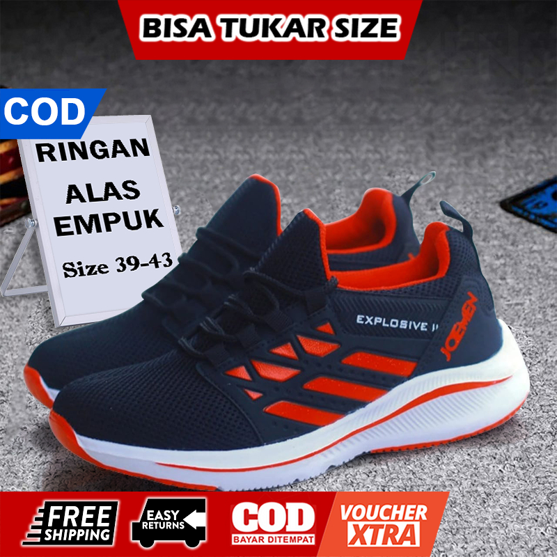 Jual Sepatu (Pria/Cowok) Sneakers Casual/Kasual Sneaker Lari Outdoor Original 100% Ori Snekers ...