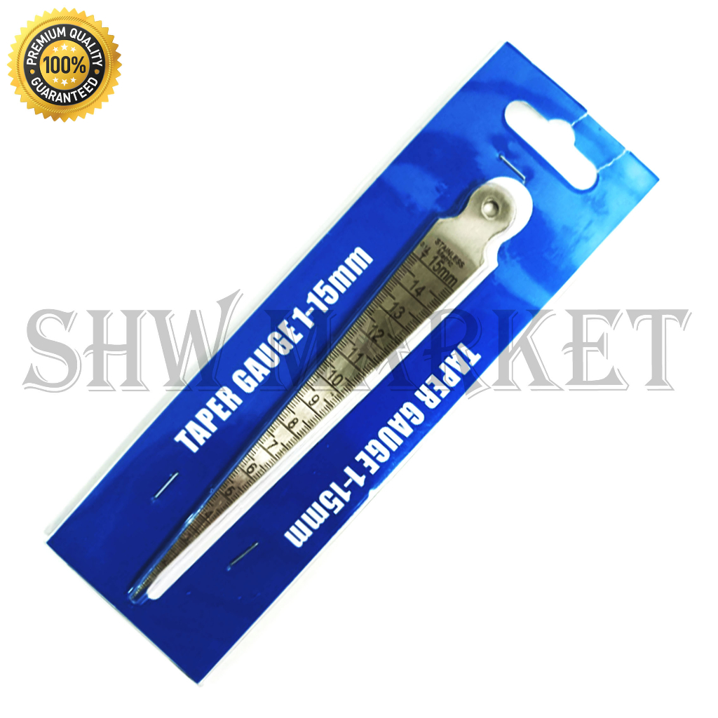 Jual Taper Gauge Alat Pengukur Lubang 1 - 15mm Stainless Steel - 878 ...