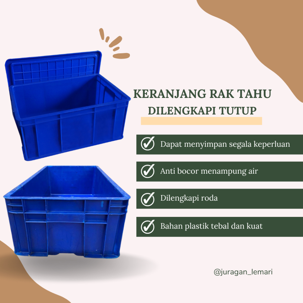 Jual KERANJANG TAHU 50L / BOX KERANJANG BUNTU SERBAGUNA | Shopee Indonesia