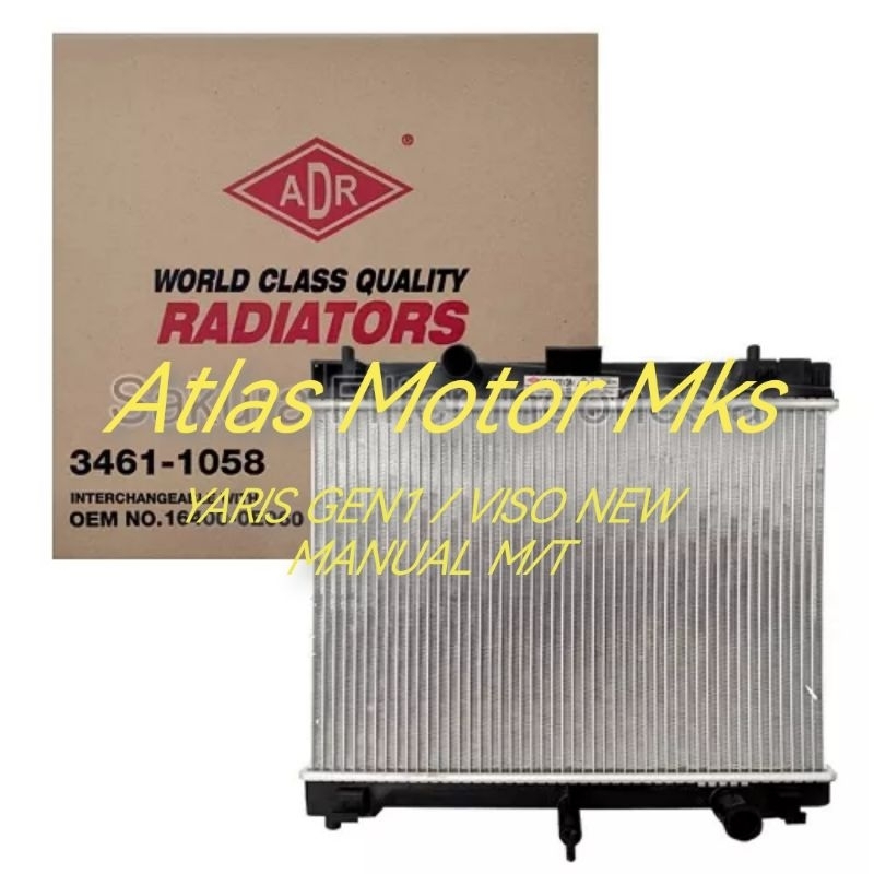 Jual [1SET] RADIATOR ASSY MANUAL M/T TOYOTA YARIS BAKPAO GEN1 / VIOS ...