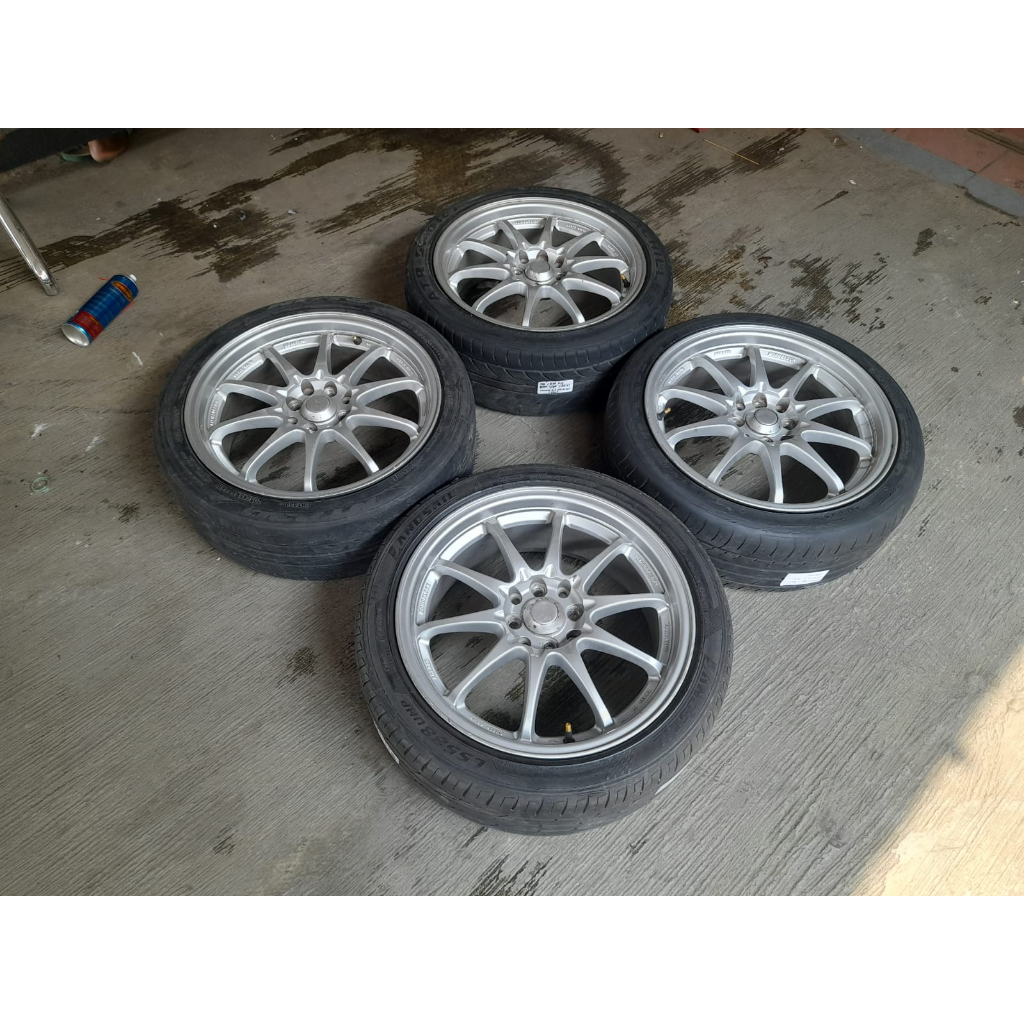 Jual VELG BEKAS RACING CE28 RING 17 LEBAR 7,5 ET 42 PCD 4X100/114 VELG ONLY | Shopee Indonesia