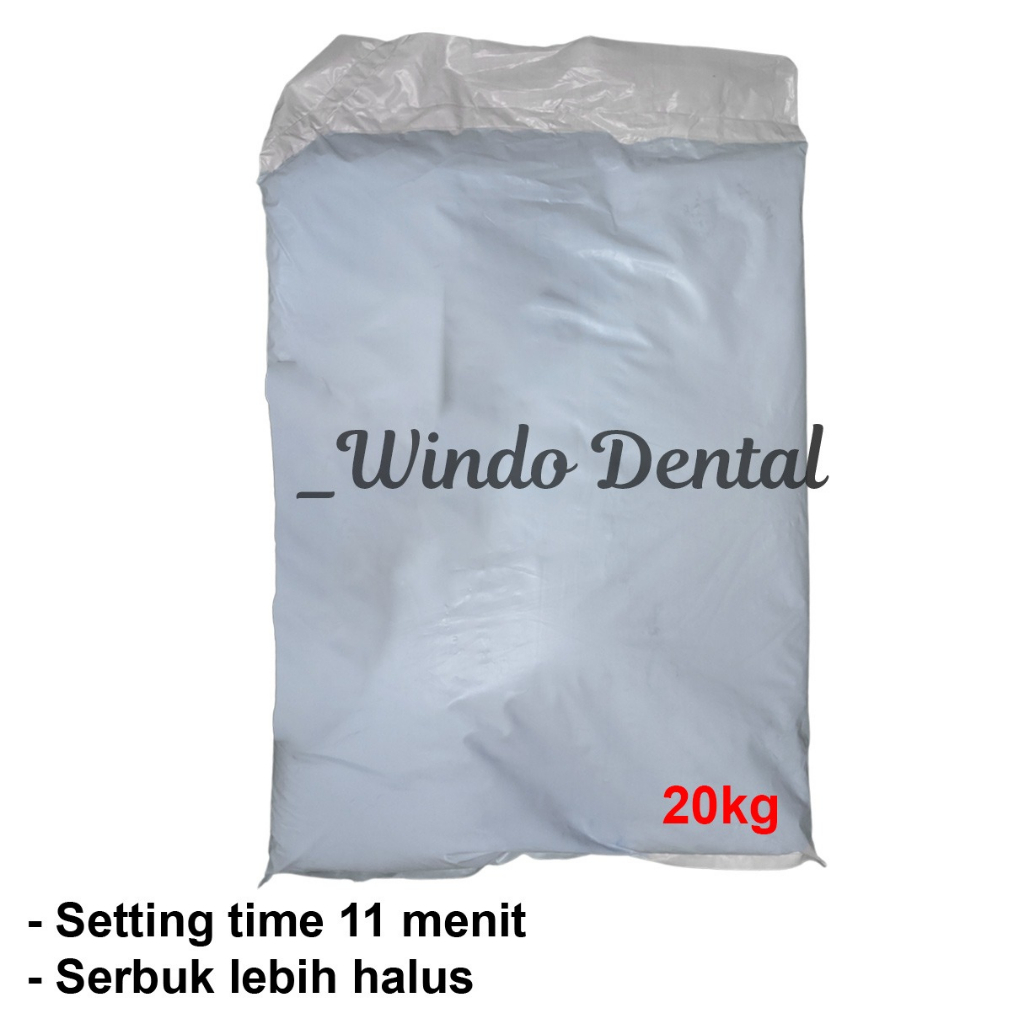 Jual DENTAL GIPS BIRU TYPE 2 STONE MOLDANO BAHAN COR GIGI PROBASE 1 ...