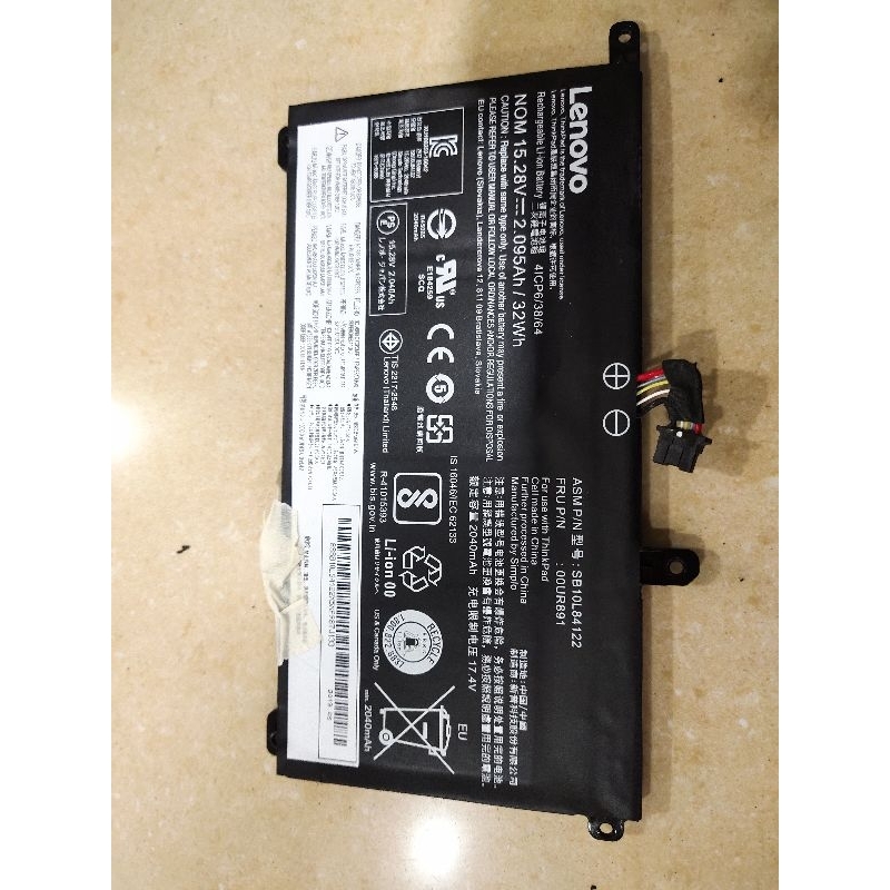 Jual Baterai Internal Laptop Lenovo Thinkpad T580 | Shopee Indonesia