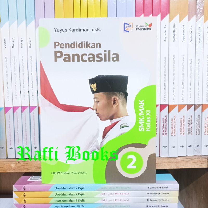 Jual Buku Pendidikan Pancasila Kelas 2/XI 11 SMK Erlangga Kurikulum ...