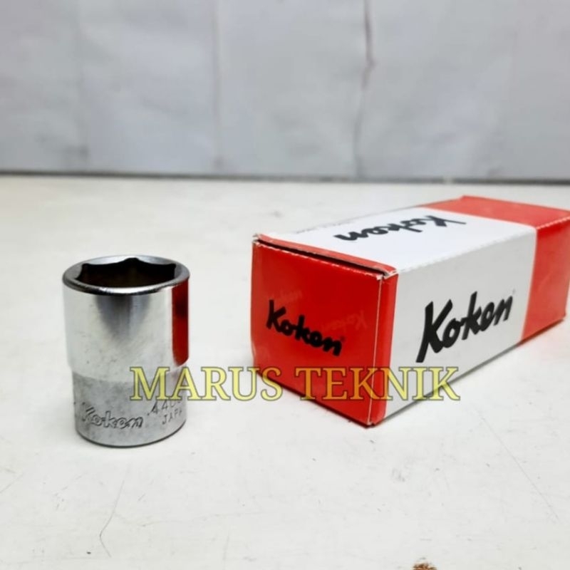 Jual Mata Sok Putih sq 1/2" x 23mm segi 6 Koken made in Japan | Shopee Indonesia