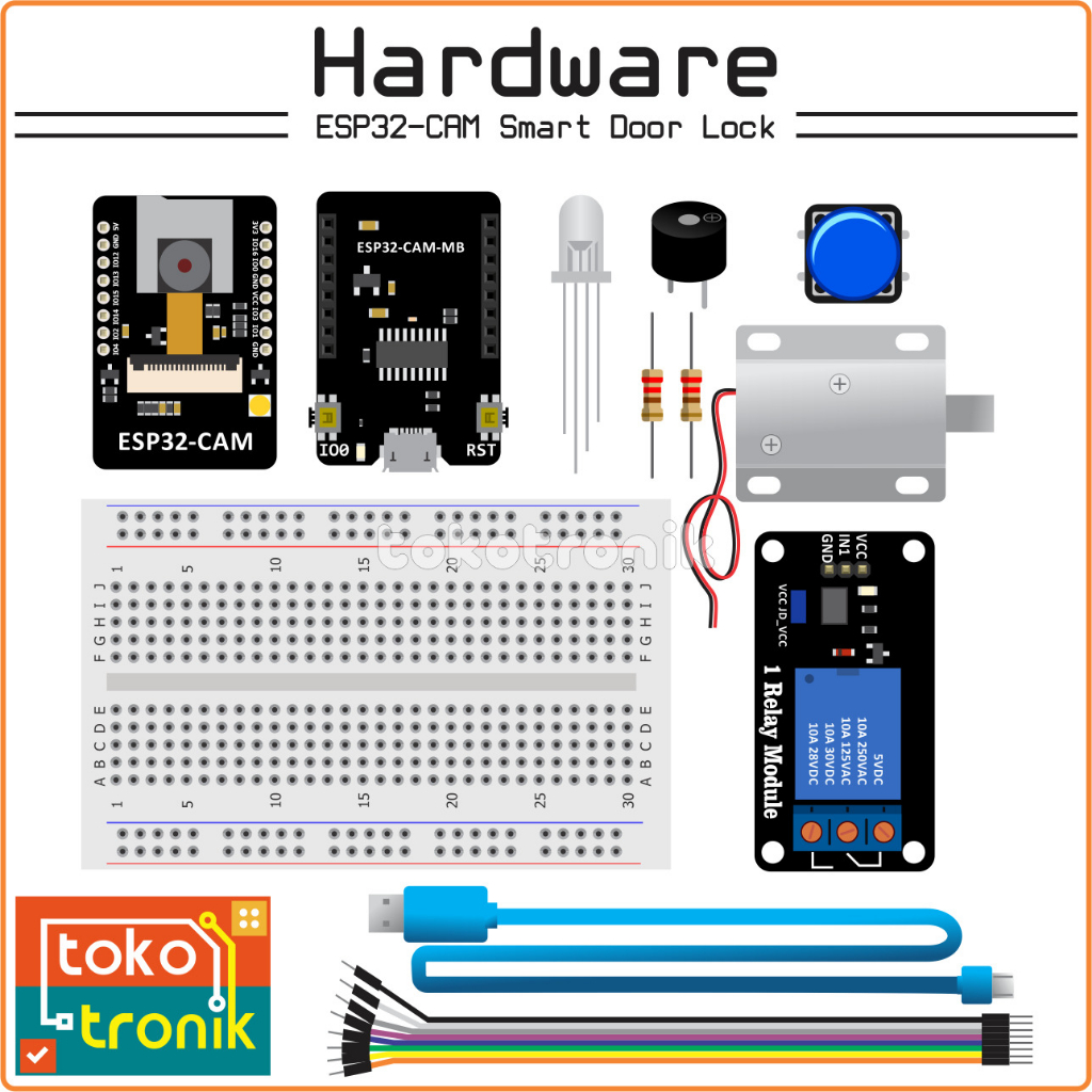 Jual Smart Door Lock dg Kamera ESP32-CAM | Shopee Indonesia