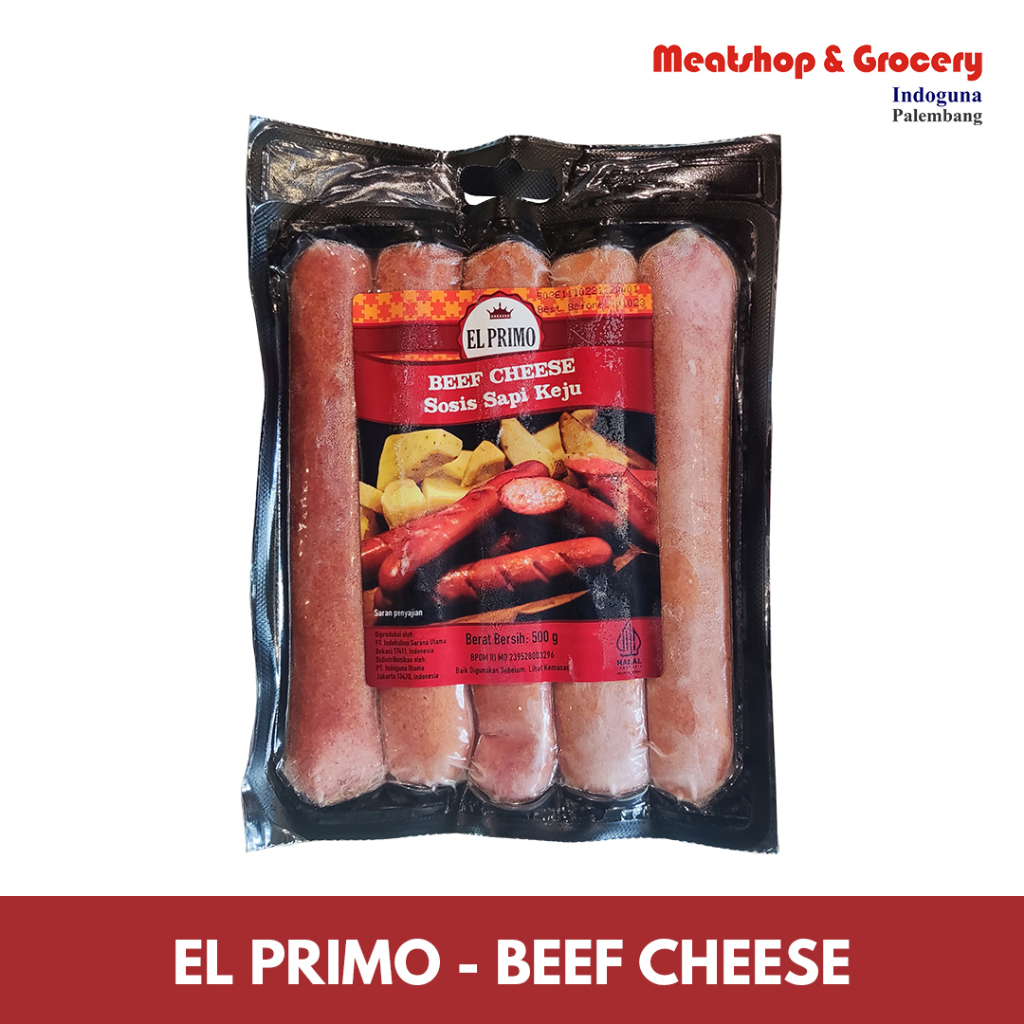 Jual Sosis El Primo Beef Cheese 500gr | Sosis Sapi | Meatshop Indoguna ...