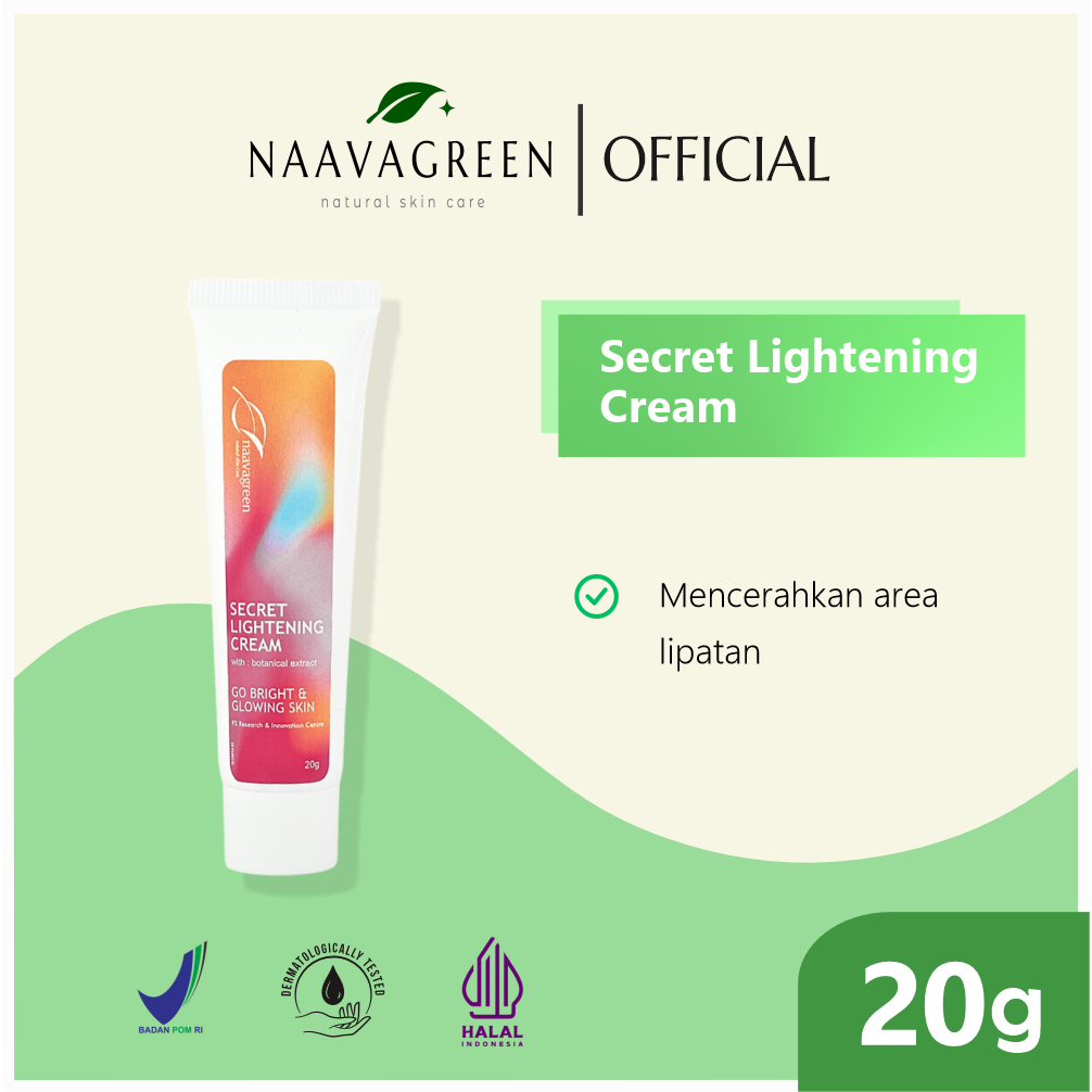 Jual Naavagreen Secret Lightening Cream - Mencerahkan area ketiak dan ...